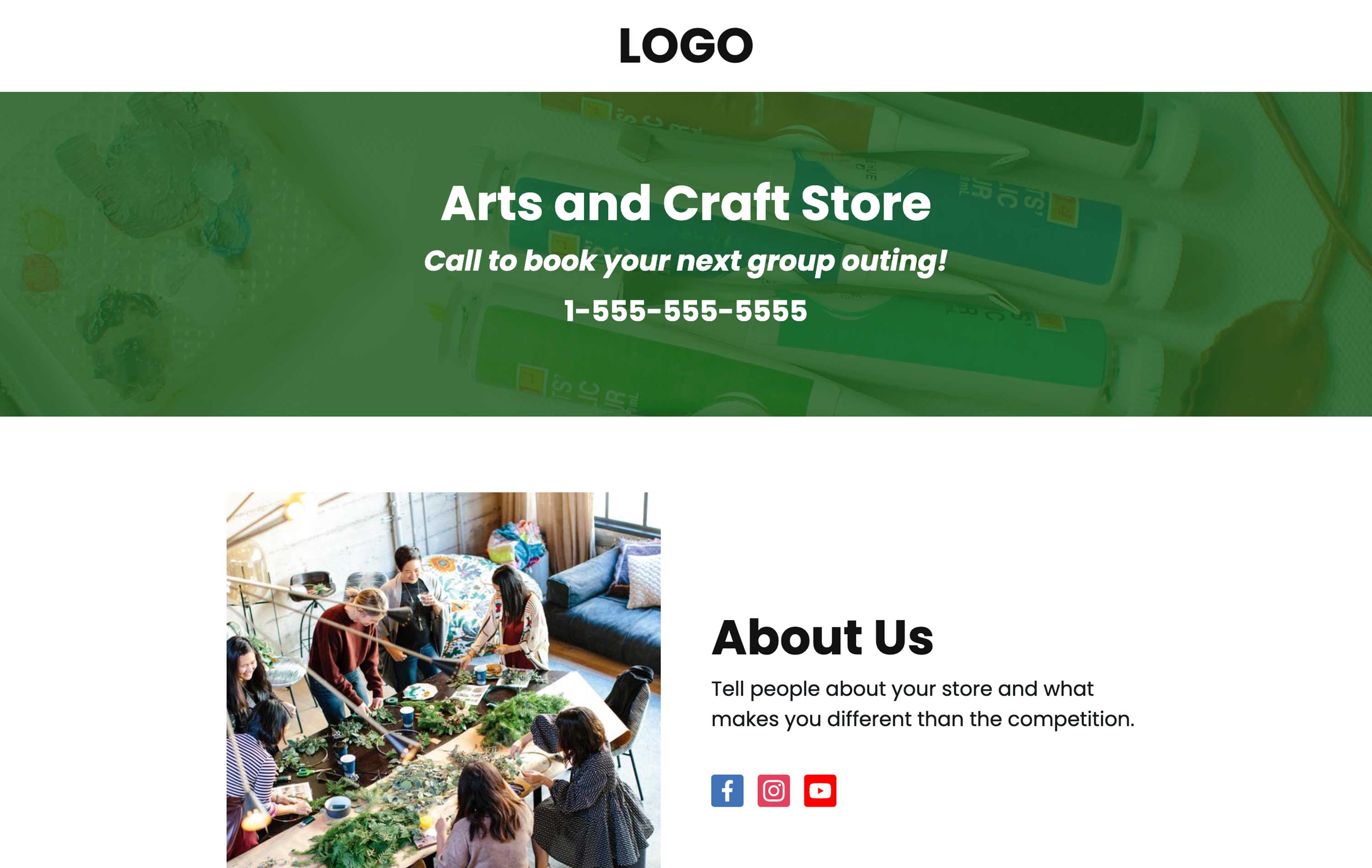 Retail Landing Page Templates AWeber